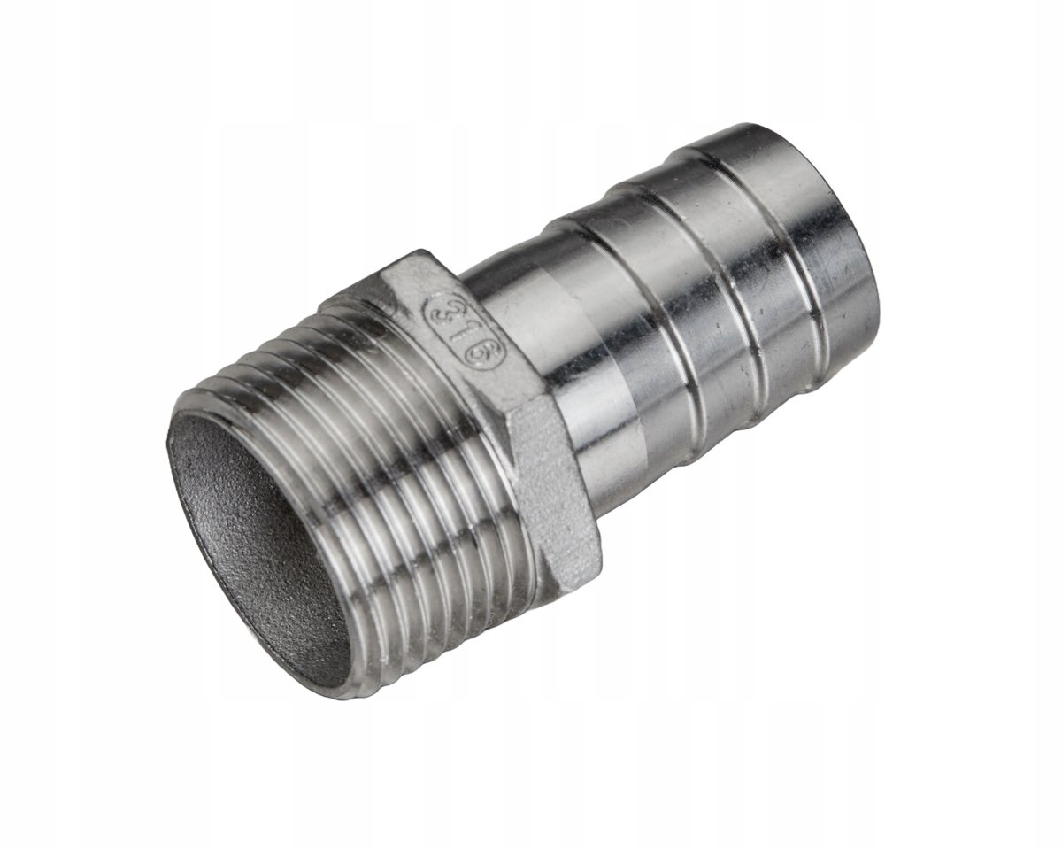 1/2" cala do węża 13mm NYPEL NA WĄŻ 6-kątny nierdzewny KWASOODPORNY A4 316 - Inna marka | Sklep ...