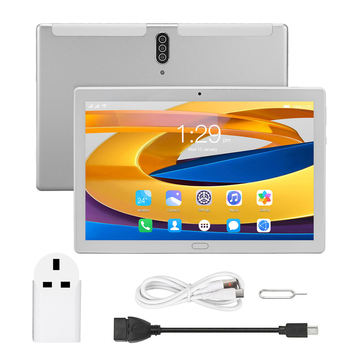 10,1-calowy tablet z Androidem, Wi-Fi 5G i baterią 6000 mAh - Inna ...