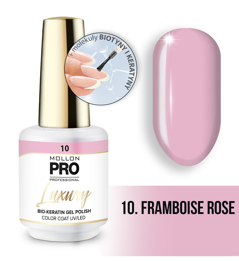 10. FRAMBOISE ROSE - Profesjonalny lakier hybrydowy o konsystencji żelu ...