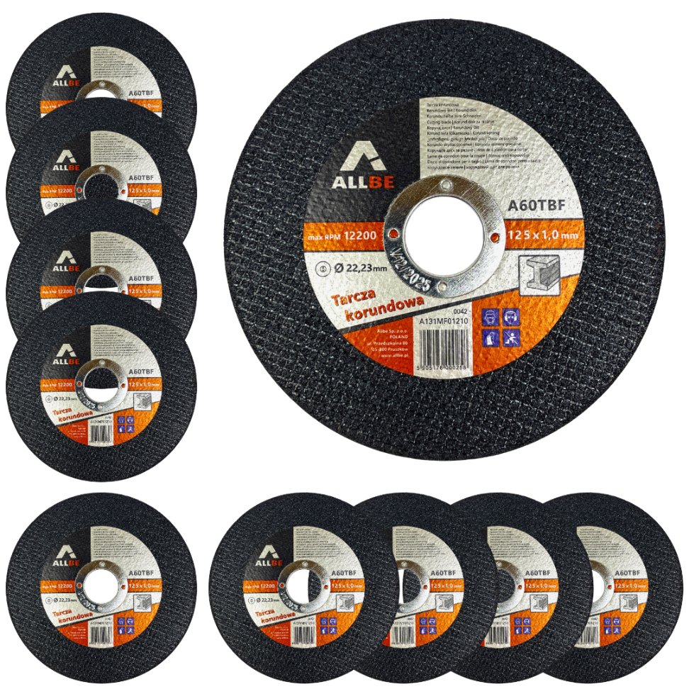 10 SZT TARCZA TARCZE DO CIĘCIA METALU 125X1 INOX STALI 125 MOCNE - Inna marka | Sklep EMPIK.COM