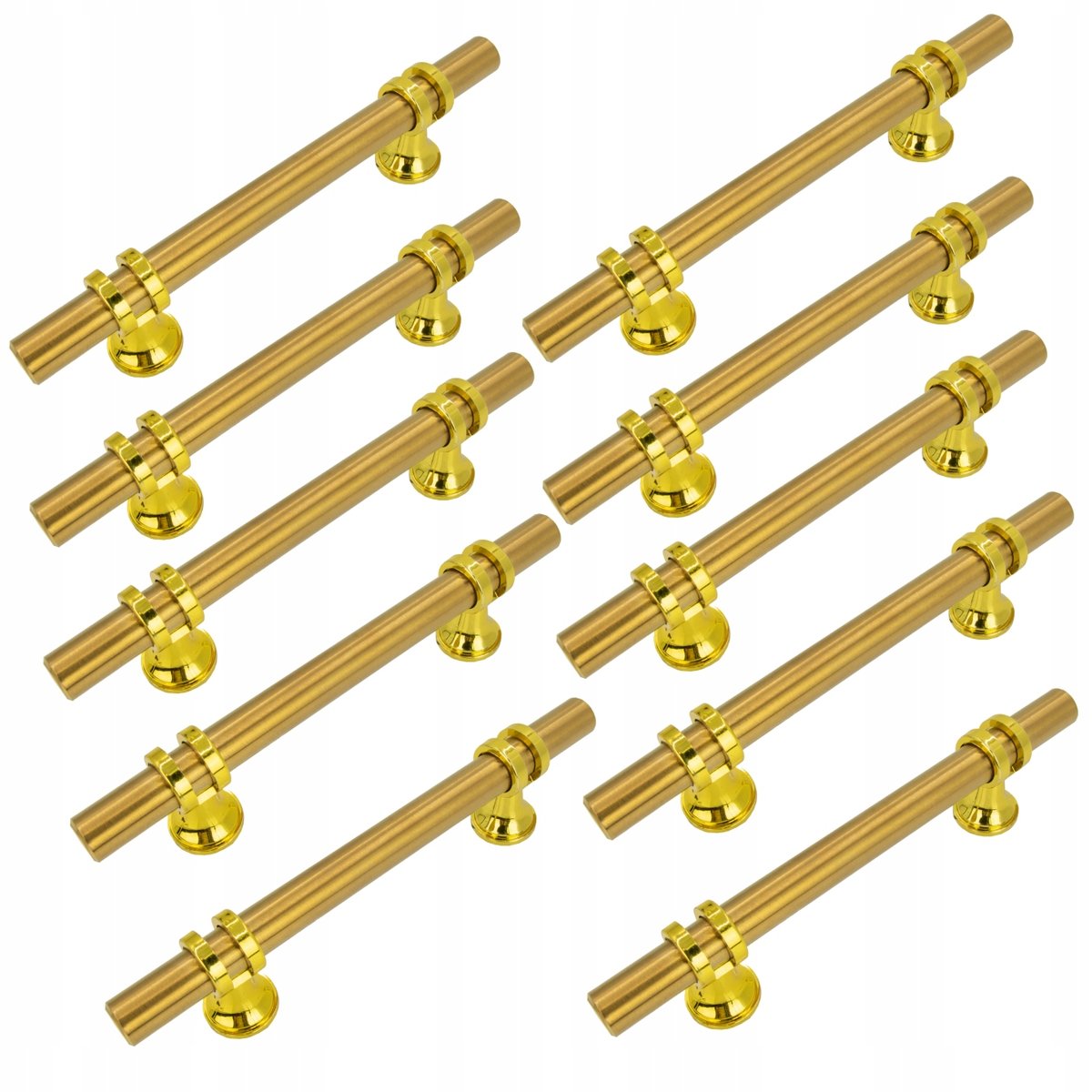 10 x Uchwyt meblowy reling Apollo 96 mm złoty - B&B | Sklep EMPIK.COM