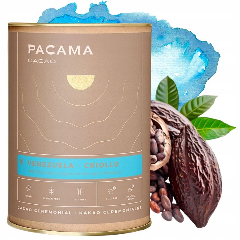 100% KAKAO prawdziwe naturalne nieodtłuszczone niealkalizowane pasta ...