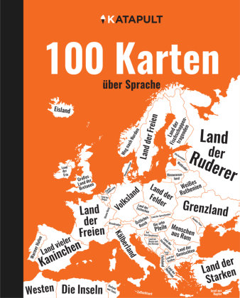 100 Karten über Sprache - Katapult, Greifswald | Książka w Empik