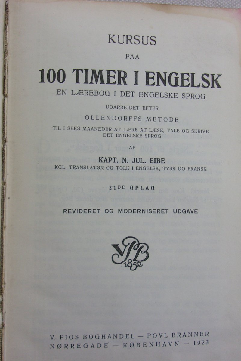 100 timer i engelsk, 1924 r - W opisie | Książka w Empik