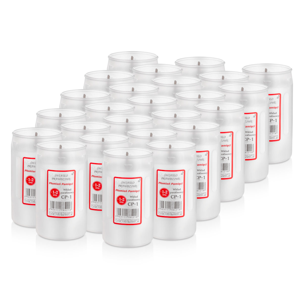 10cm Wkłady parafinowe do zniczy 2dni CP1 (25szt) - MATTRA | Sklep ...