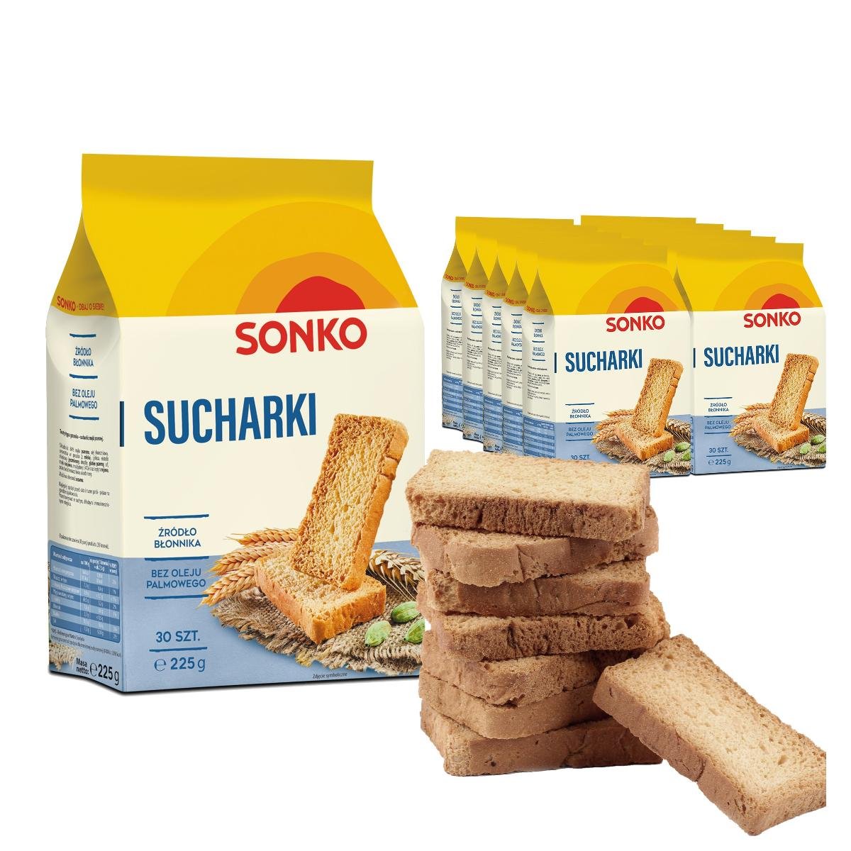 10x SONKO Tosty sucharki 225g - Sonko | Sklep EMPIK.COM