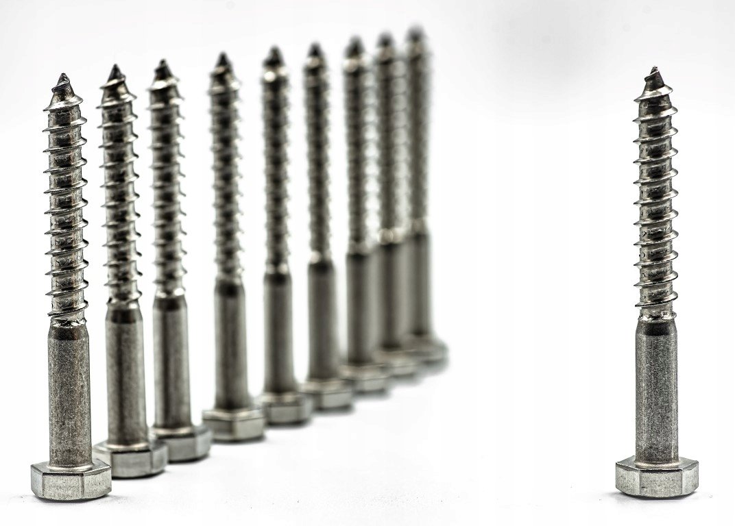 10x120 WKRĘTY DO DREWNA NA KLUCZ NIERDZEWNE 571 (1) - Inna marka | Sklep EMPIK.COM