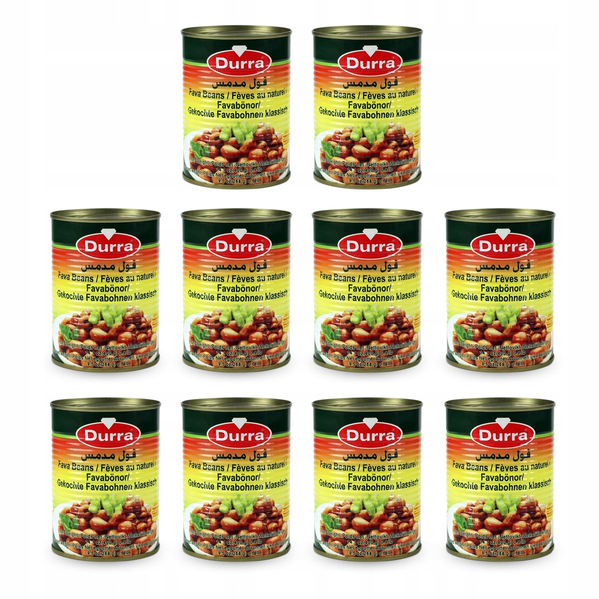 10xPotrawa z fasoli fava foul medammes Durra 400 g - Durra | Sklep ...