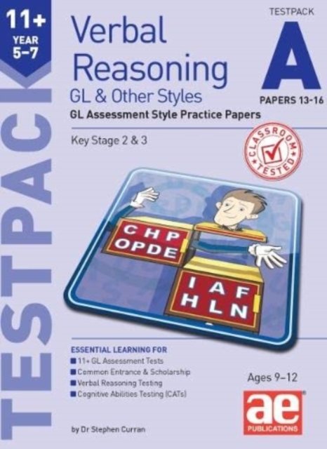 11+ Verbal Reasoning Year 5-7 GL & Other Styles Testpack A Papers 13-16 ...