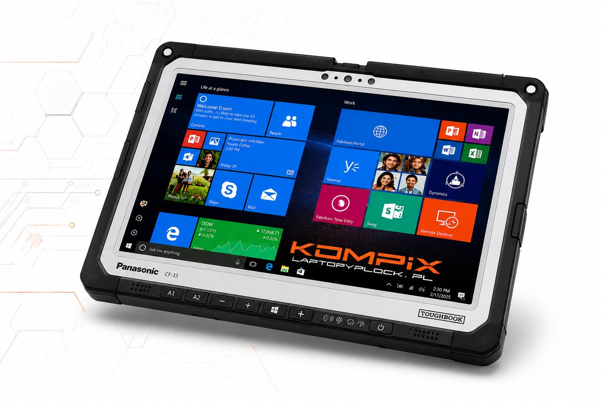 12" Pancerny Tablet Panasonic CF-33 i5-7300 8/1Tb SSD do Warsztatu + 2x ...