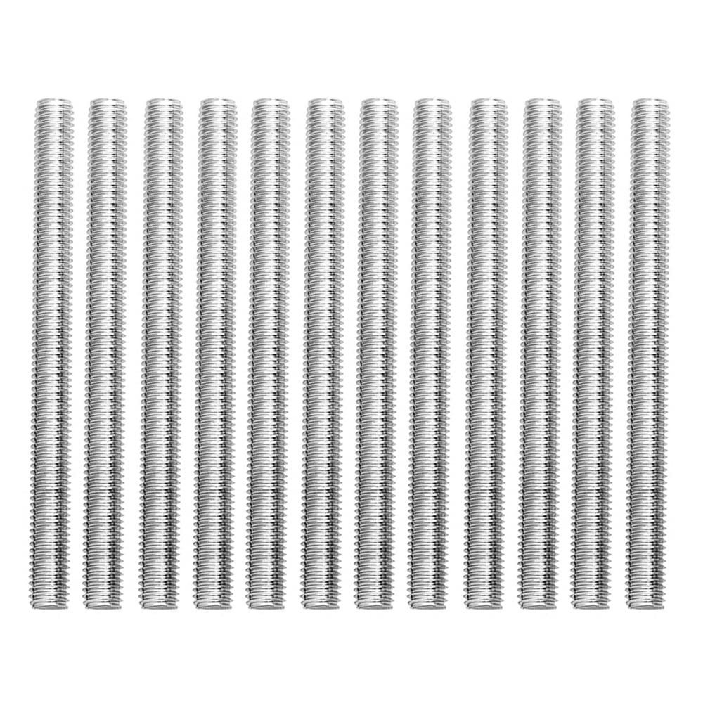12 szt. prętów M6 x 100 mm, w pełni gwintowanych, ze stali nierdzewnej ...