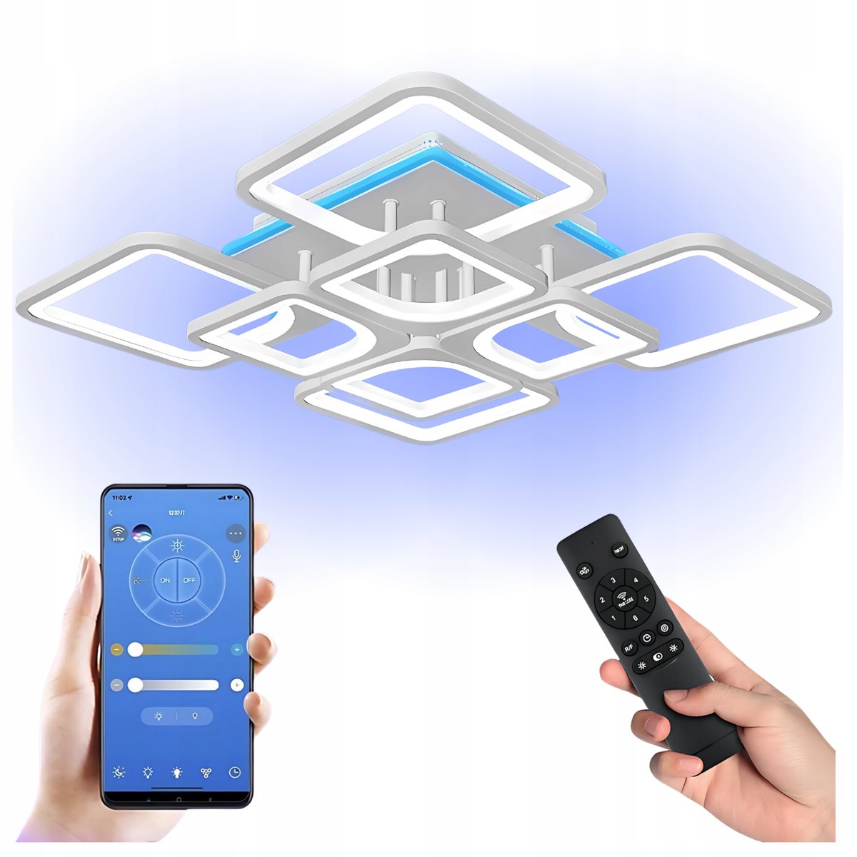 120 W Lampa wisząca Aeon ŻYRANDOL PLAFON LED zintegrowane źródło LED ...