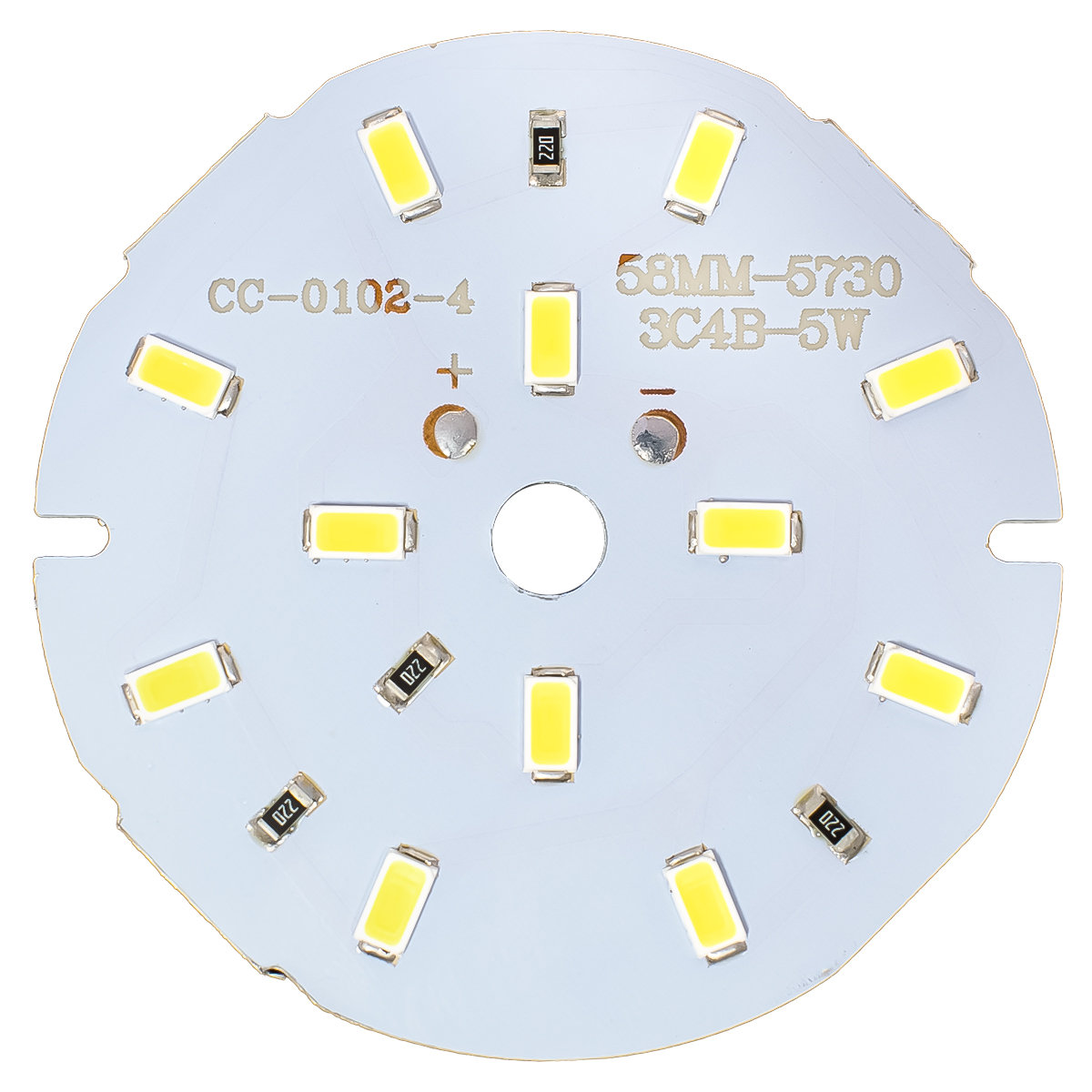 12V DIODA LED MODUŁ SMD 5W BIAŁY 2 barwy 58mm - leaderLED | Sklep EMPIK.COM