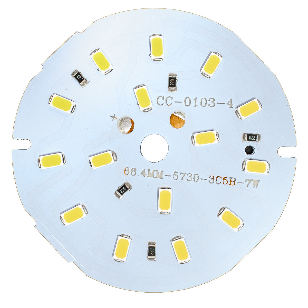 12V MODUŁ LED SMD dioda 7W BIAŁY 2 barwy 66mm - leaderLED | Sklep EMPIK.COM