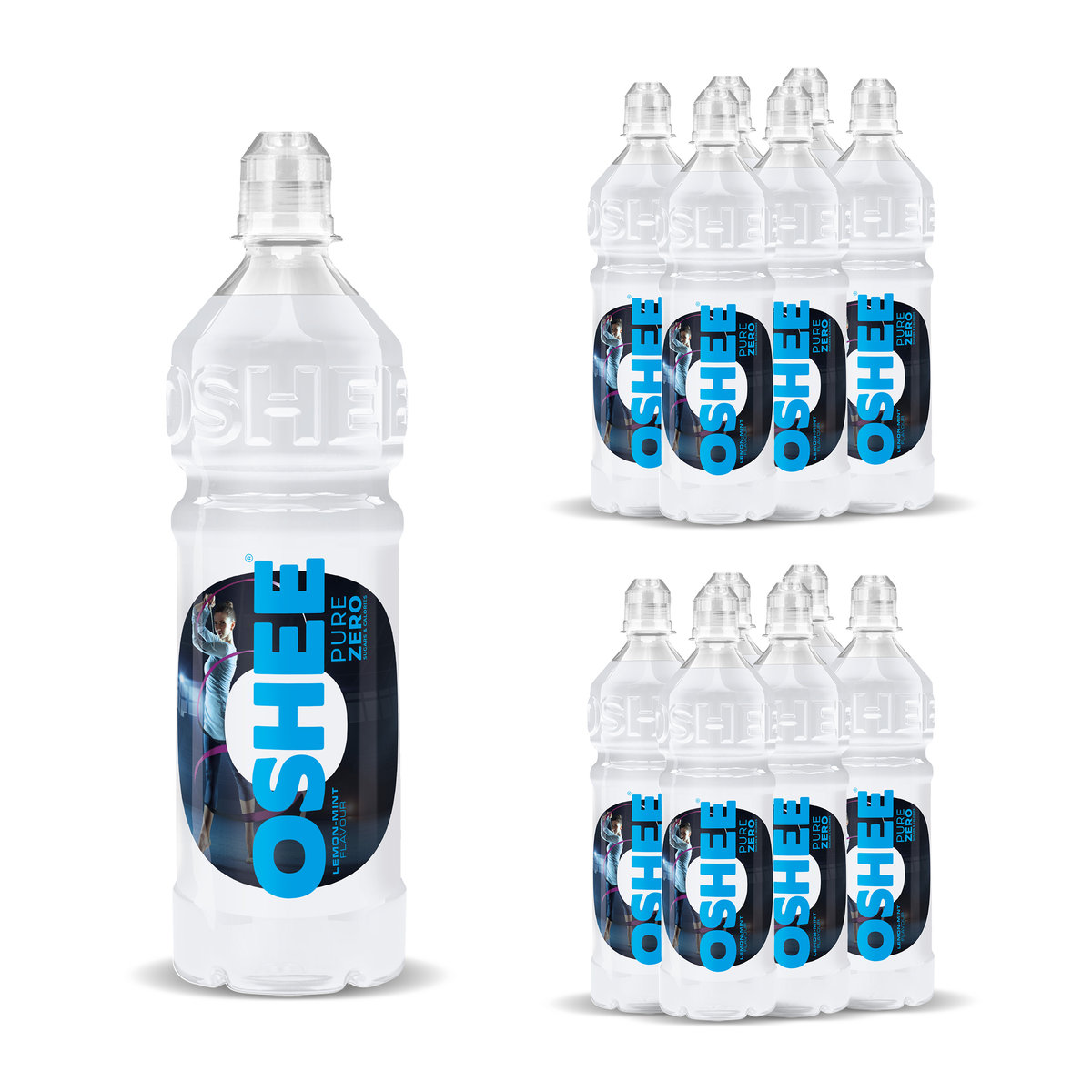 12X Oshee Zero Sport Drink Pure Cytryna - Mięta Bez Cukru 750 Ml ...