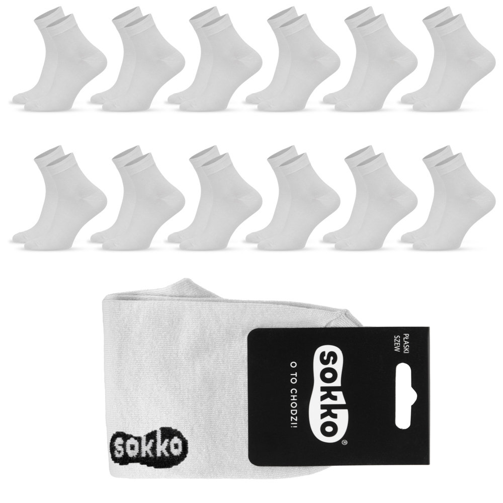 12X SOKKO SKARPETKI MĘSKIE BAMBUSOWE 3/4 ZA KOSTKĘ - SM12-S62-POP-39-41 ...