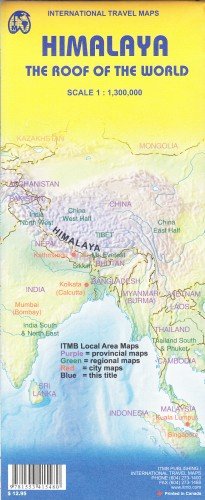 Himalaje. Mapa 1:1 300 000 - Opracowanie zbiorowe | Książka w Sklepie ...