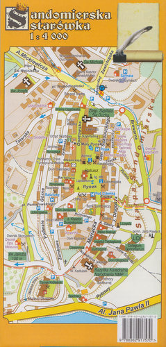 Sandomierz i okolice. Mapa 1:11 000 - Opracowanie zbiorowe | Książka w ...