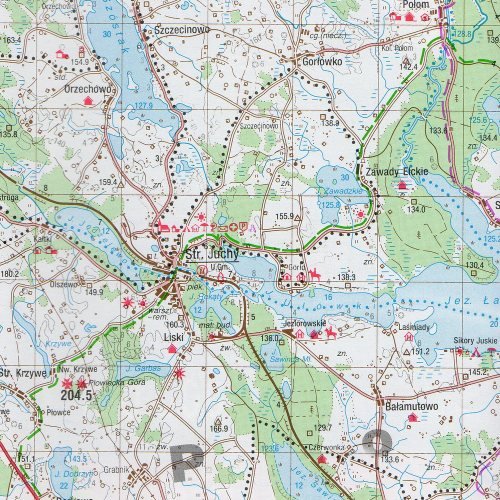 Ełk. Mapa 1:100 000 - | Książka w Sklepie EMPIK.COM