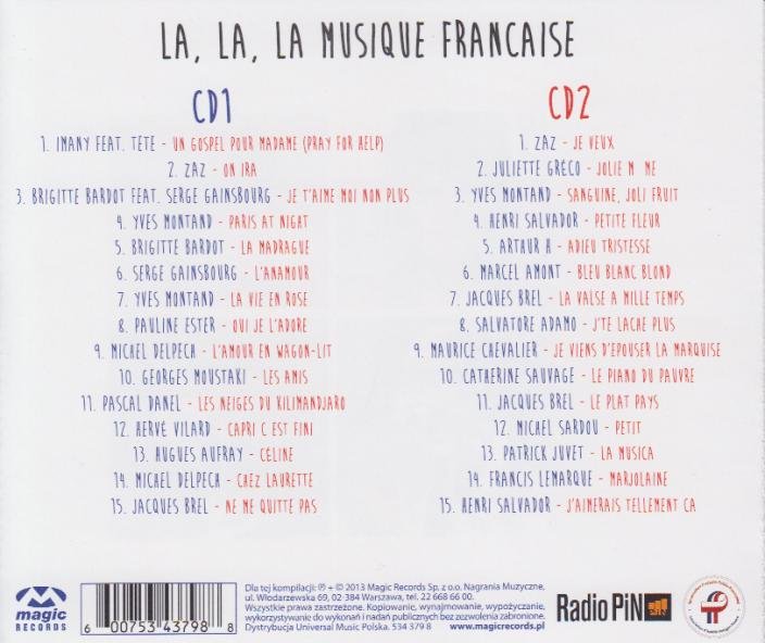 La, la, la Musique Francaise - Various Artists | Muzyka Sklep EMPIK.COM