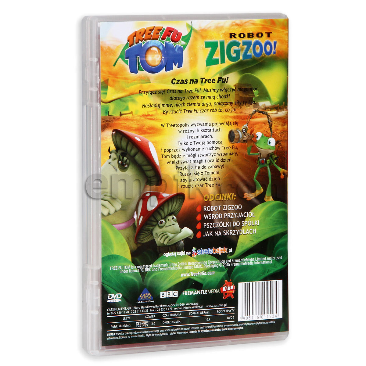 Tree Fu Tom: Robot Zigzoo wydanie z kolorowanką DVD - Shaw Adam | Filmy ...