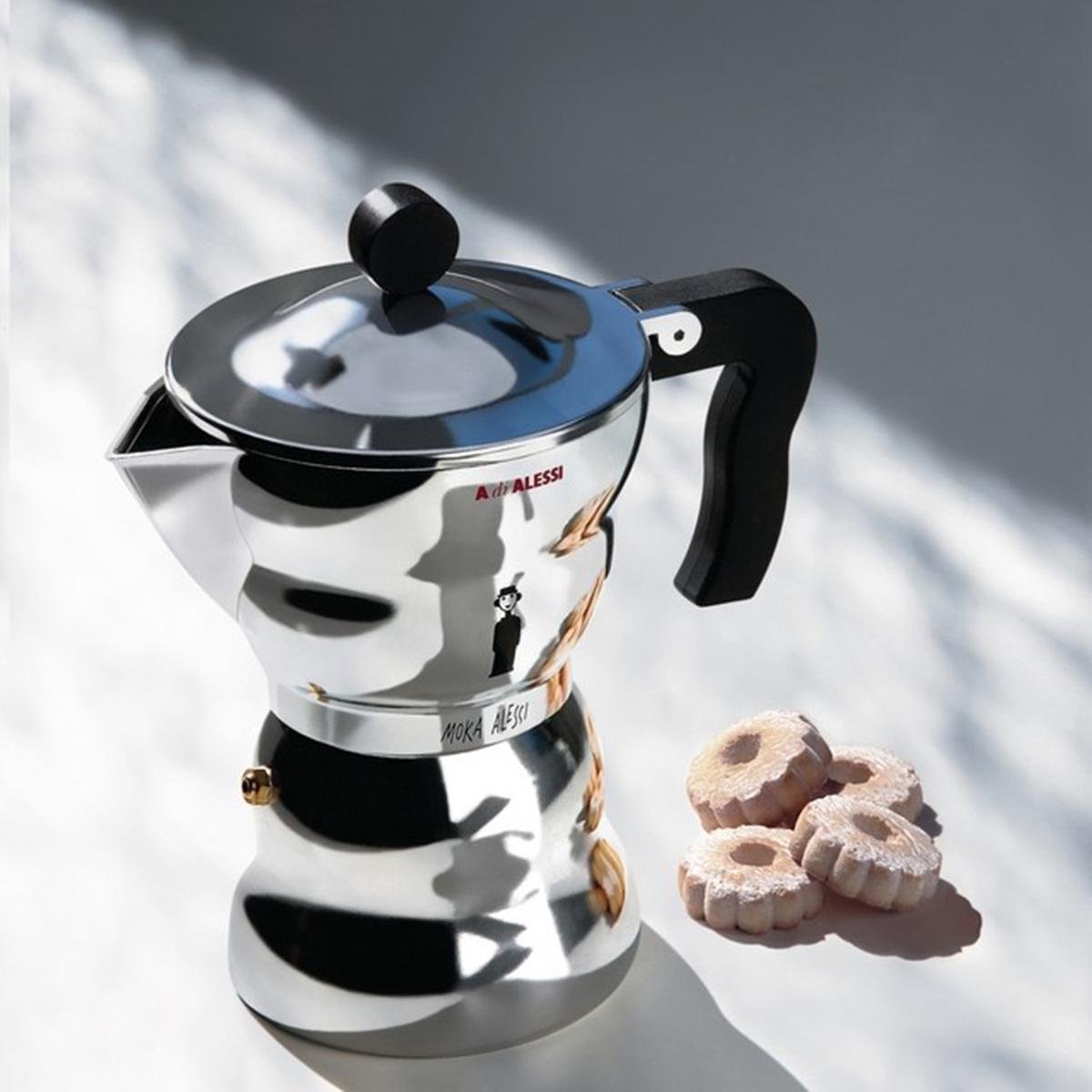 Alessi, Moka Alessi, Kawiarka do espresso, 70 ml - Alessi | Sklep EMPIK.COM