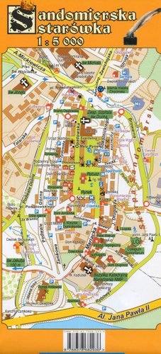 Sandomierz. Mapa 1:11 000 - | Książka w Sklepie EMPIK.COM