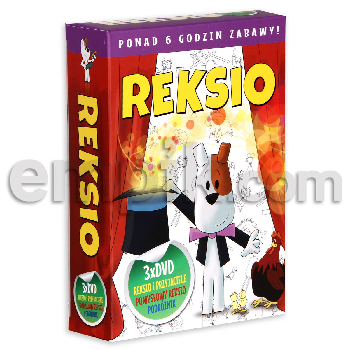 Pakiet: Reksio i przyjaciele / Pomysłowy Reksio / Reksio podróżnik DVD ...
