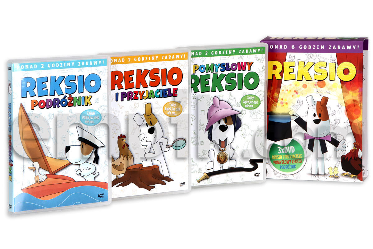 Pakiet: Reksio i przyjaciele / Pomysłowy Reksio / Reksio podróżnik ...