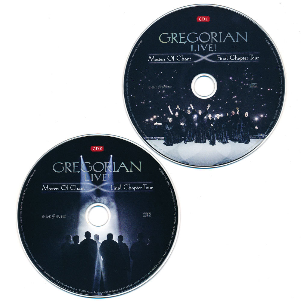 Live! Master Of Chant Final Chapter Tour Limited Edition - Gregorian ...
