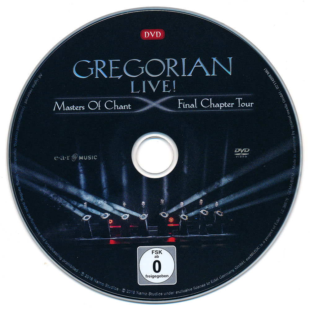 Live! Master Of Chant Final Chapter Tour Limited Edition - Gregorian ...