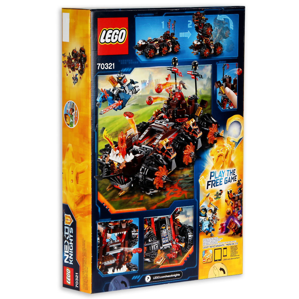 LEGO NEXO KNIGHTS, klocki Machina oblężnicza Generała Magmara, 70321 ...
