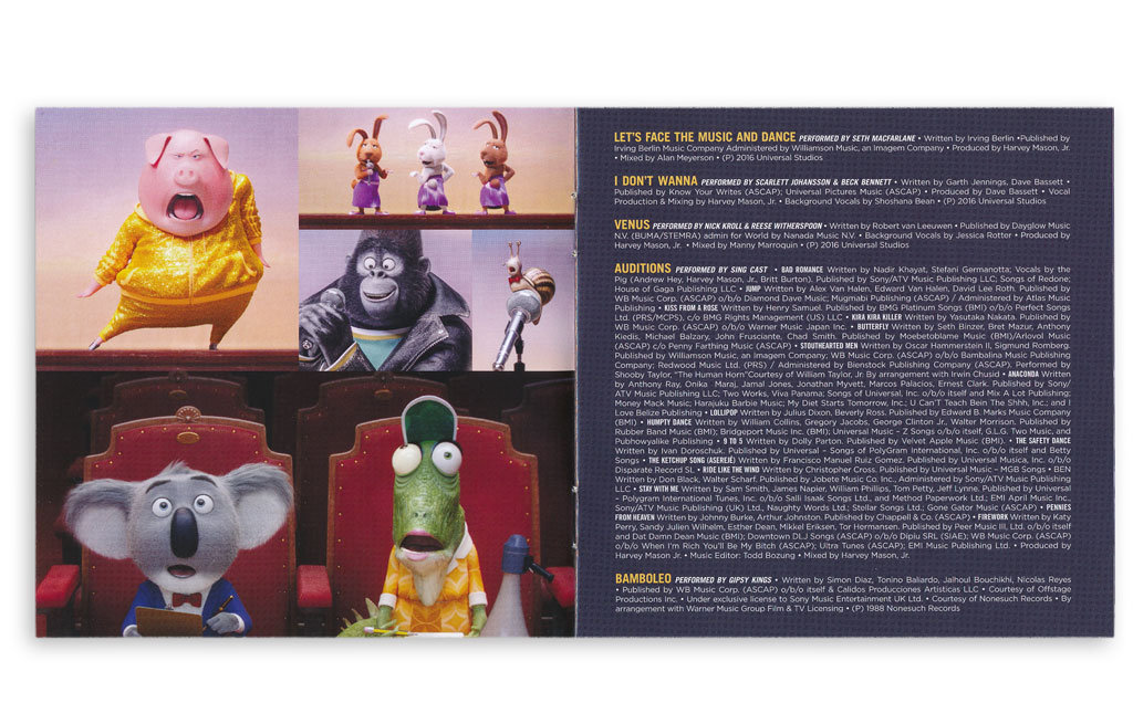 Sing Original Motion Picture Soundtrack - Various Artists | Muzyka ...