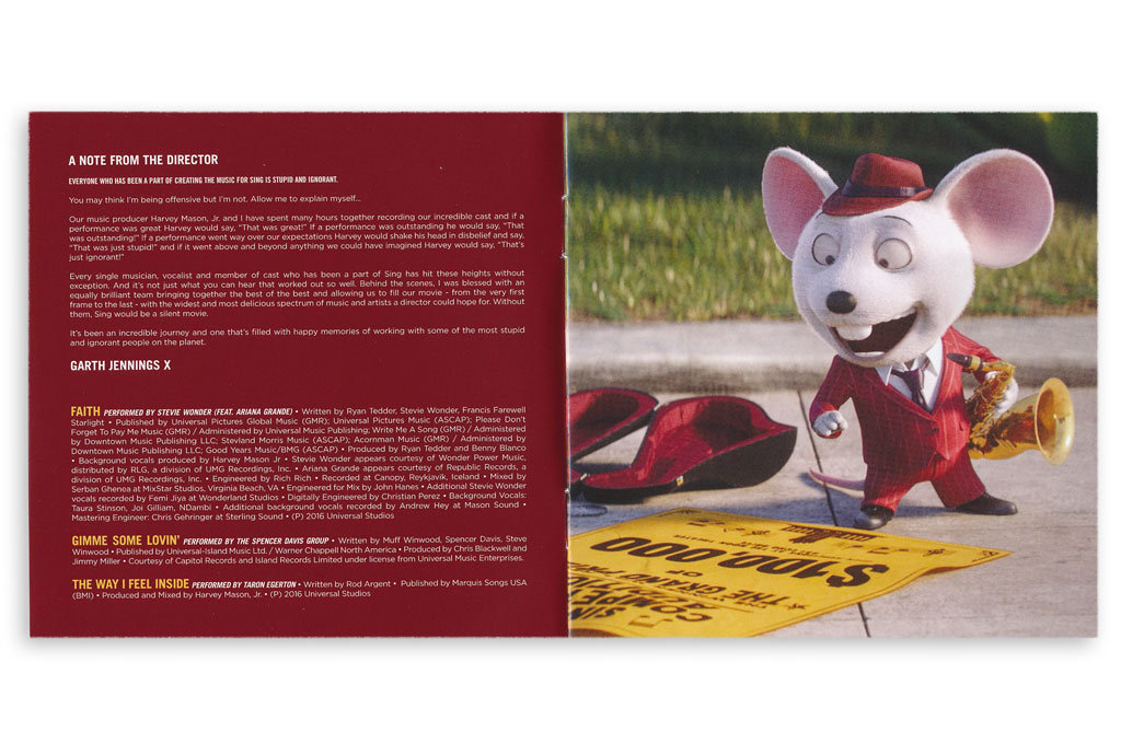 Sing Original Motion Picture Soundtrack - Various Artists | Muzyka ...