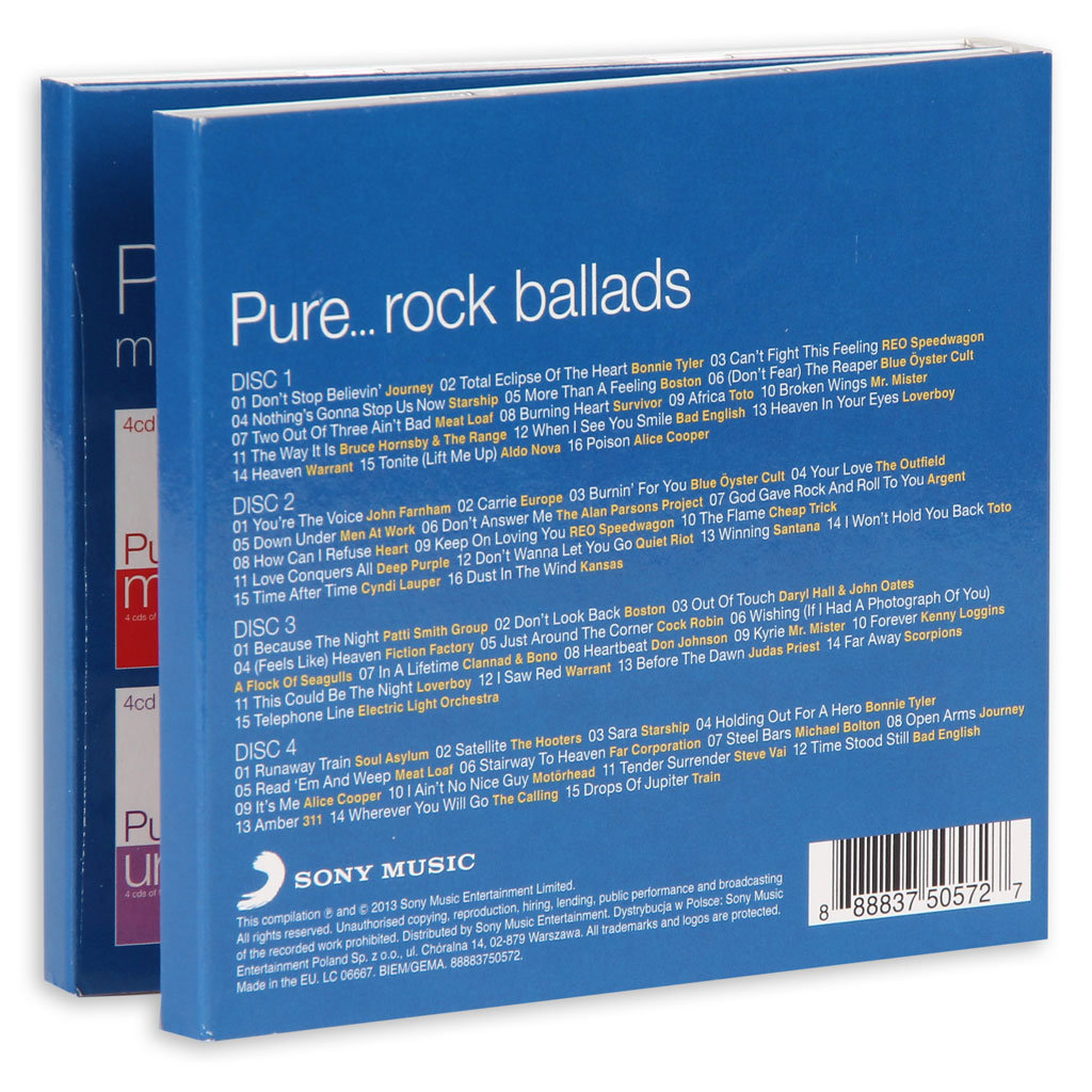 Pure... Rock Ballads - Various Artists | Muzyka Sklep EMPIK.COM Pure... Rock Ballads - Various Artists | Muzyka Sklep EMPIK.COM