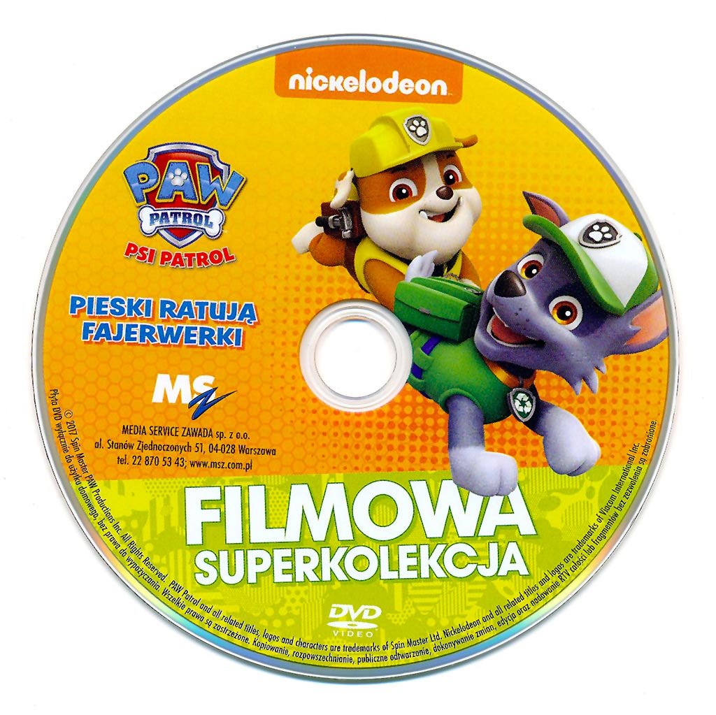Psi patrol: Pieski ratują fajerwerki DVD - Apostolakis Anna | Filmy ...
