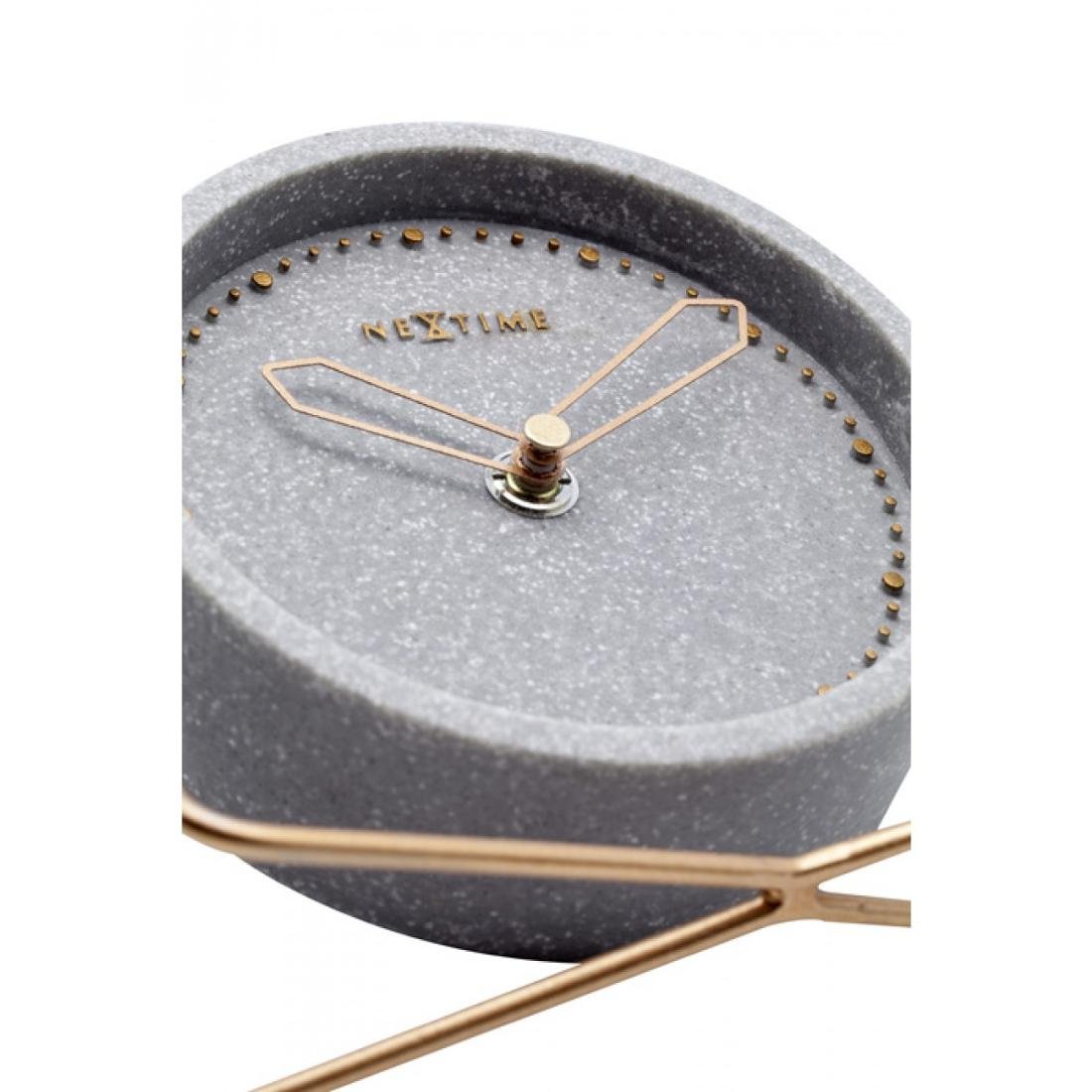 Zegar stojący NEXTIME Cross Table, szary - Nextime | Sklep EMPIK.COM