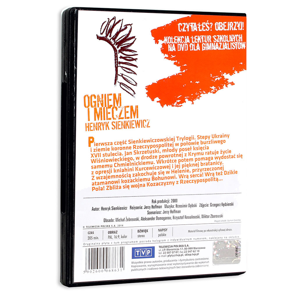 Kolekcja lektur szkolnych: Ogniem i mieczem ( DVD) - Hoffman Jerzy ... Kolekcja lektur szkolnych: Ogniem i mieczem ( DVD) - Hoffman Jerzy ...