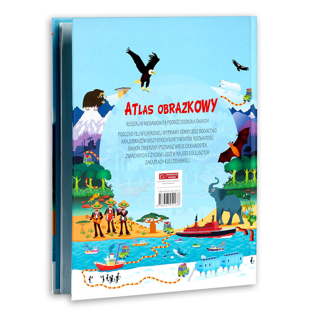 Atlas obrazkowy. Wielka mapa świata - Opracowanie zbiorowe | Książka w ...