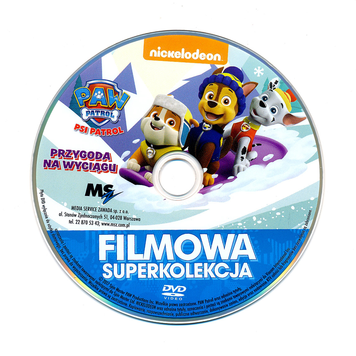 Psi patrol: Przygoda na wyciągu DVD - Apostolakis Anna | Filmy Sklep ...