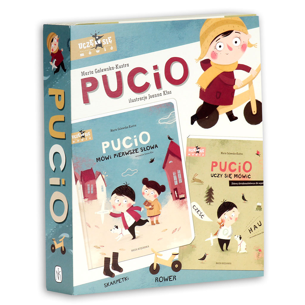 Pakiet: Pucio uczy się mówić / Pucio mówi pierwsze słowa - Galewska ...
