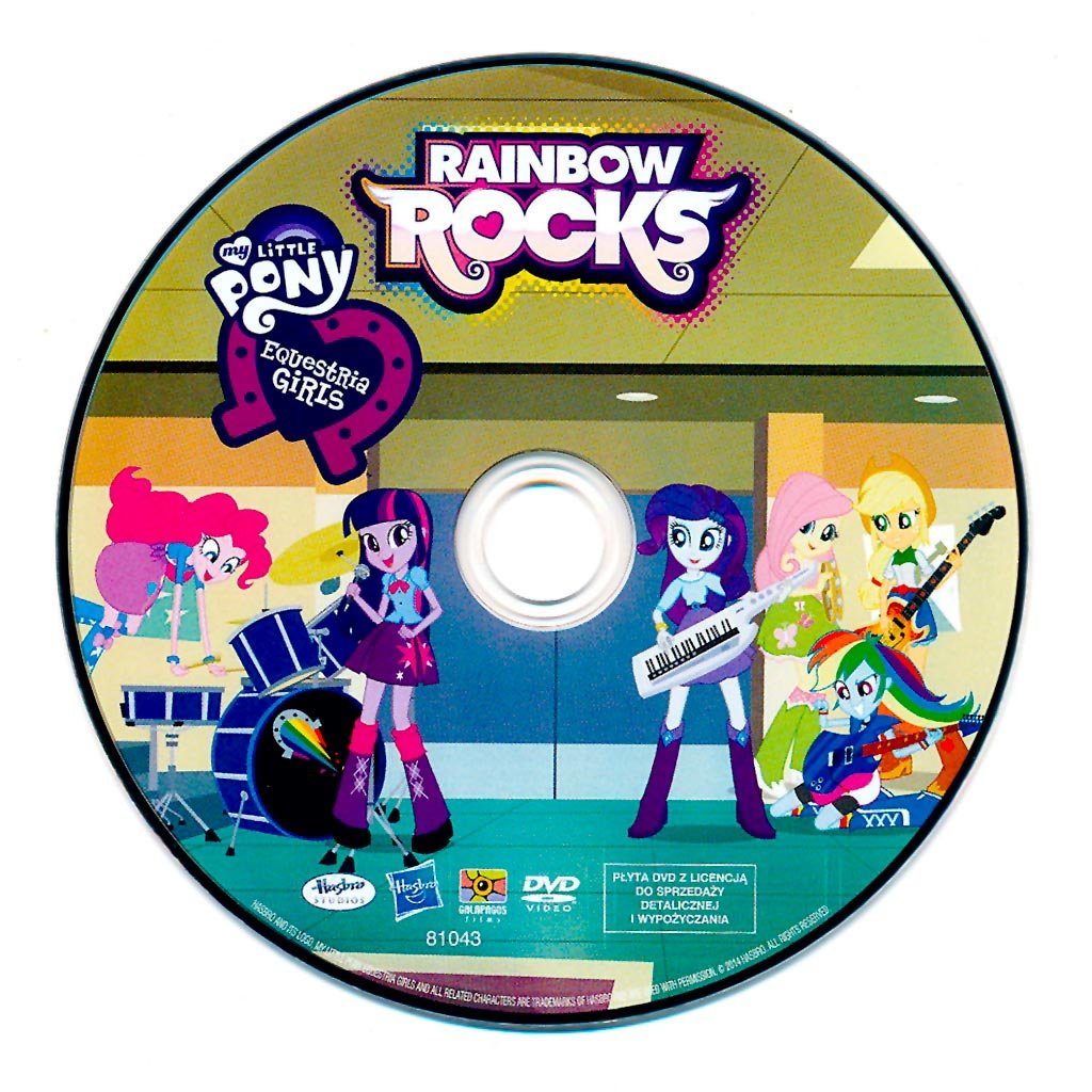 My Little Pony: Equestria Girls. Część 2. Rainbow Rocks DVD - Various ...