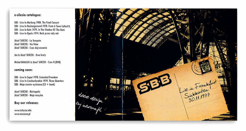 Live In Frankfurt 1977. Follow My Music - SBB | Muzyka Sklep EMPIK.COM Live In Frankfurt 1977. Follow My Music - SBB | Muzyka Sklep EMPIK.COM