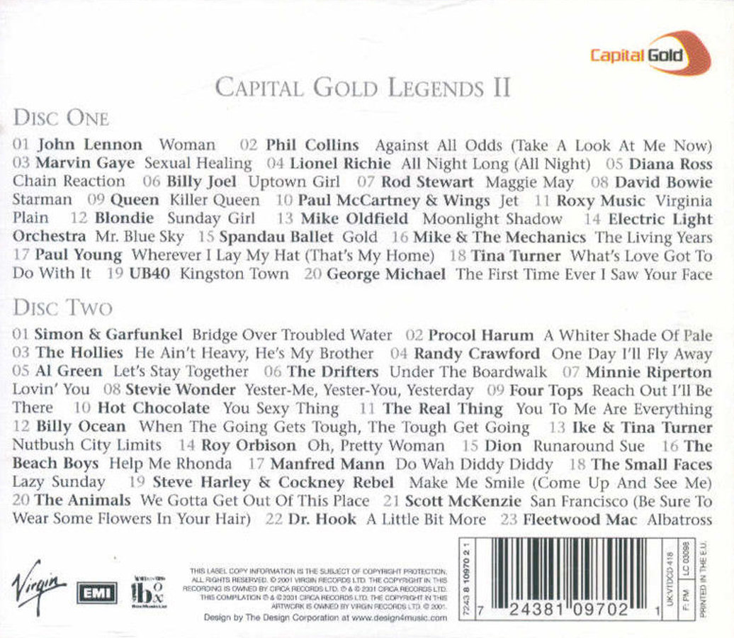 Capital Gold Legends II - Various Artists | Muzyka Sklep EMPIK.COM