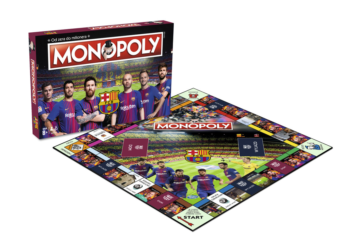 Monopoly, gra strategiczna Monopoly: FC Barcelona - Monopoly | Sklep ...