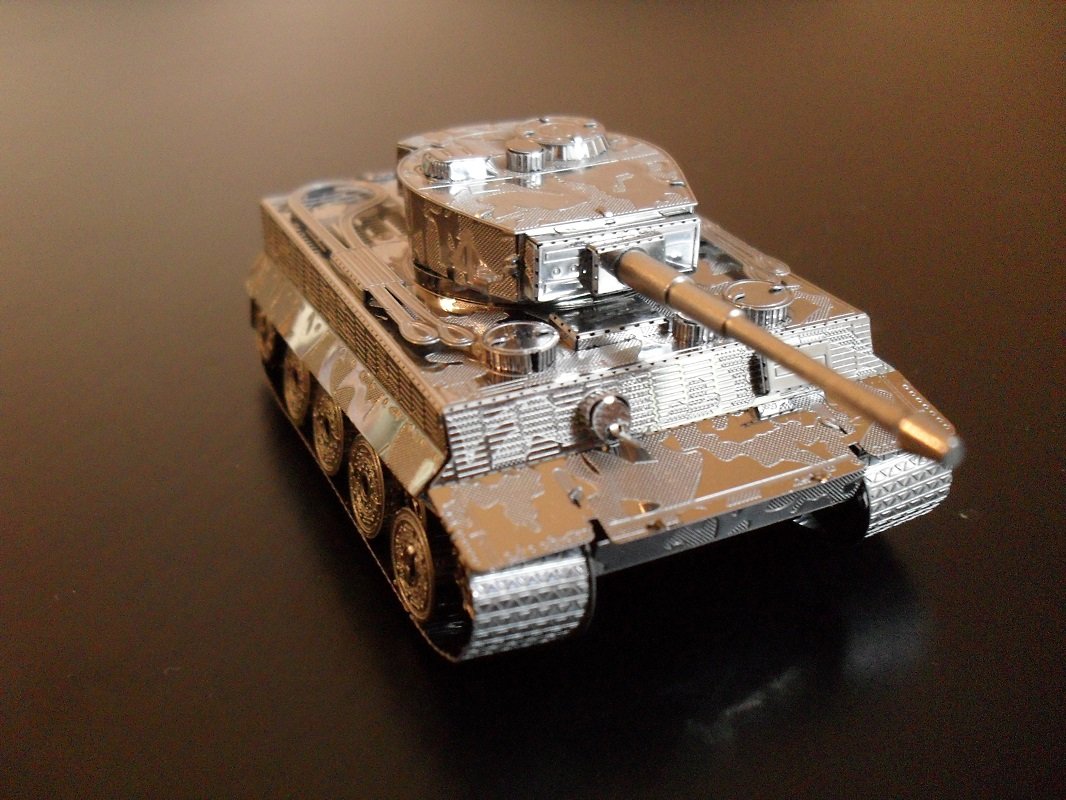 Metal Earth, model do składania Czołg Tygrys 1 Tiger 1 Tank - Metal ...