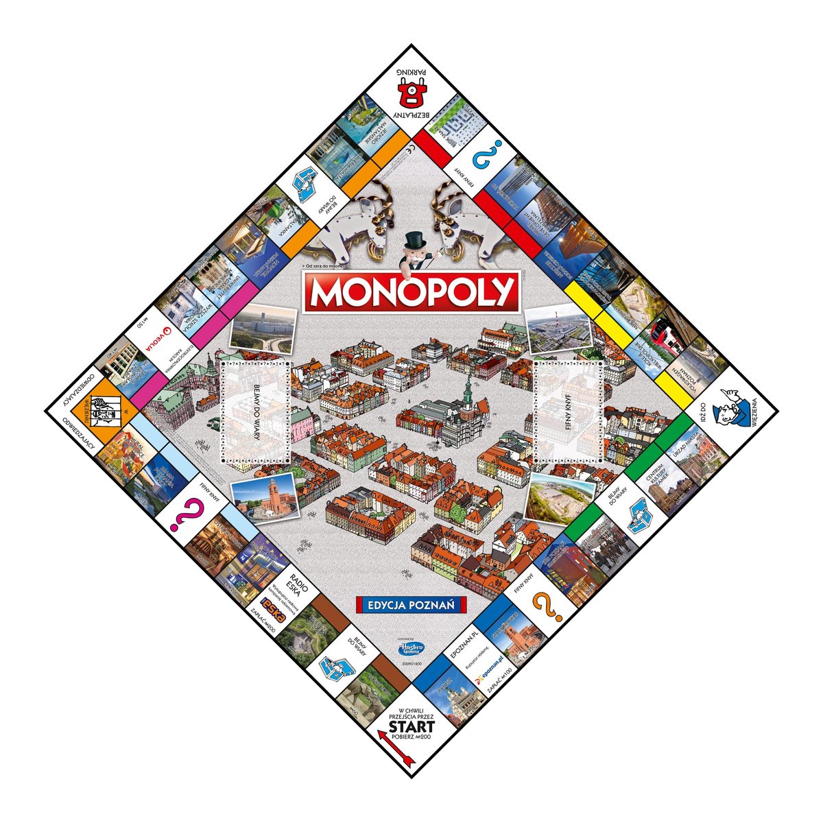 Monopoly, gra strategiczna Monopoly Poznań - Hasbro | Sklep EMPIK.COM