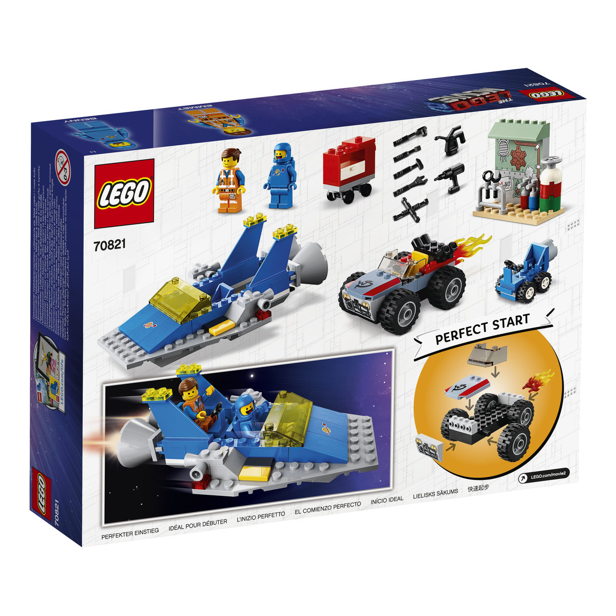 LEGO Movie 2, klocki Warsztat Emmeta i Benka, 70821 - LEGO | Sklep ...
