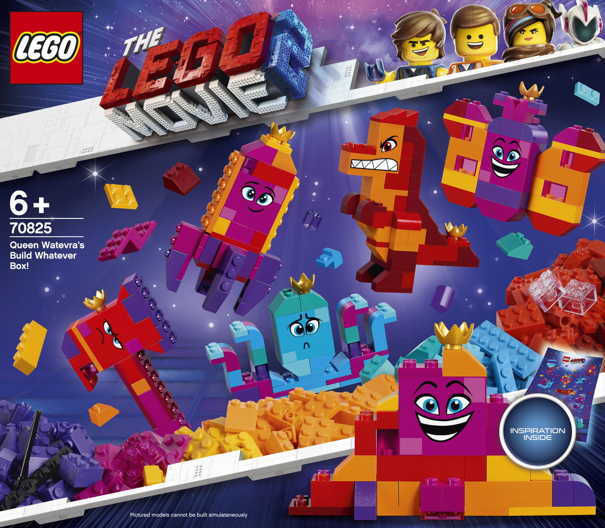 LEGO Movie 2, klocki Pudełko konstruktora Królowej Wisimi!, 70825 ...