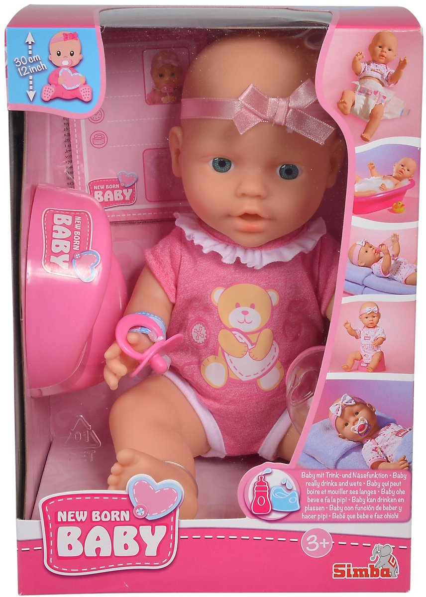 Simba, lalka New Born Baby, 503-0069 - Simba | Sklep EMPIK.COM